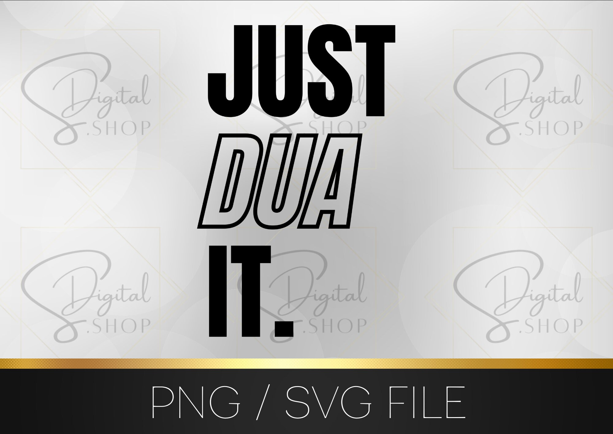 Just Dua It Design Muslim SVG Muslim PNG Islamic Svg - Etsy Australia