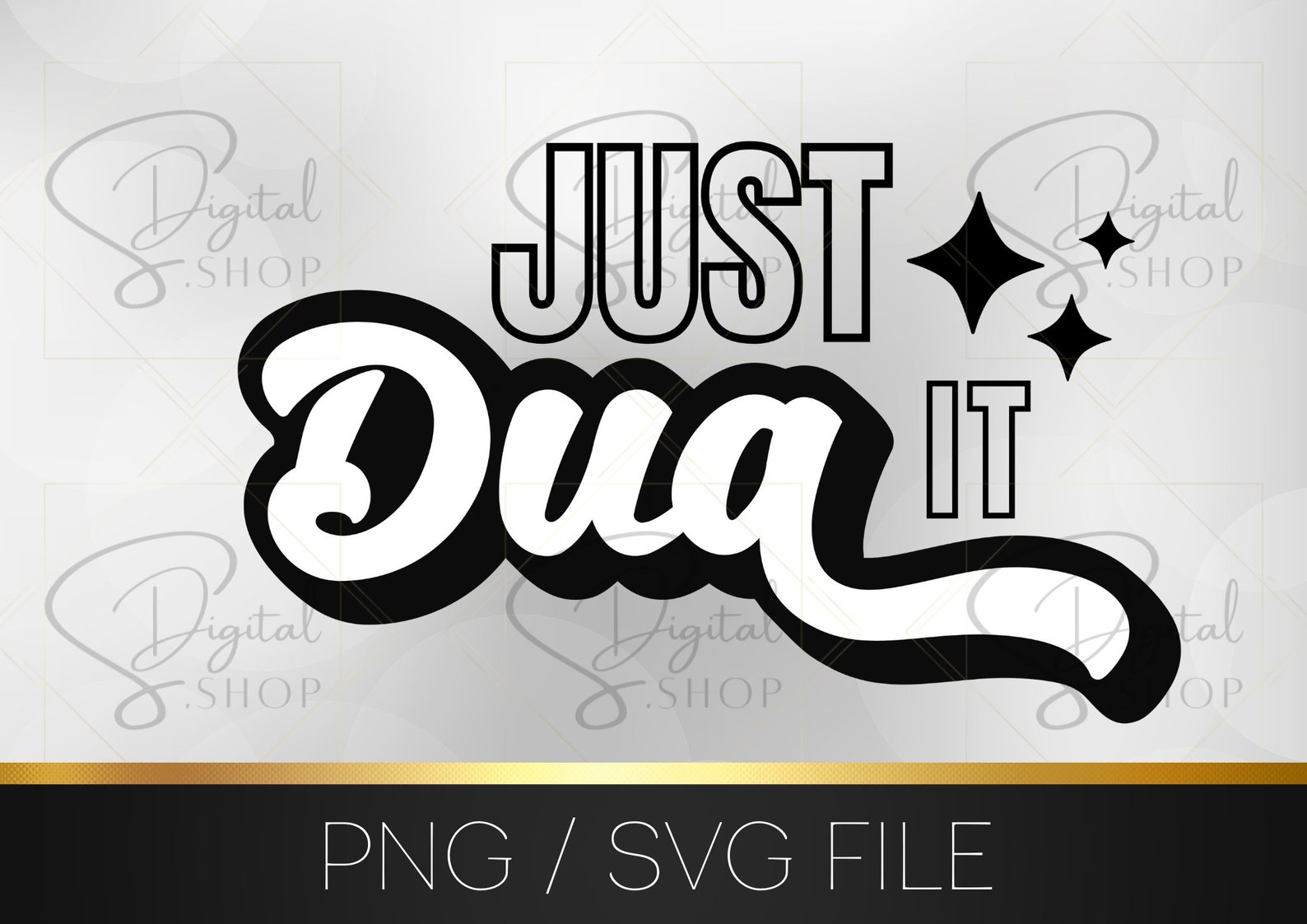 Just Dua It Muslim SVG Muslim PNG Islamic Svg Islamic PNG - Etsy