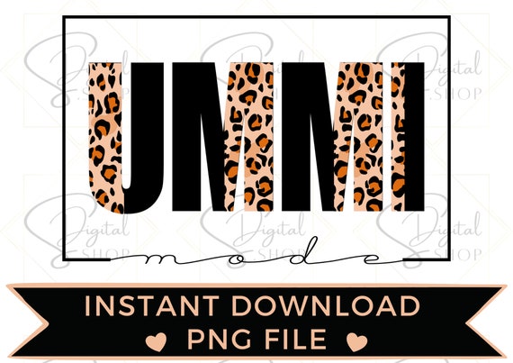 Ummi Mode PNG Muslim Mom Islamic Clipart Sublimation File | Etsy
