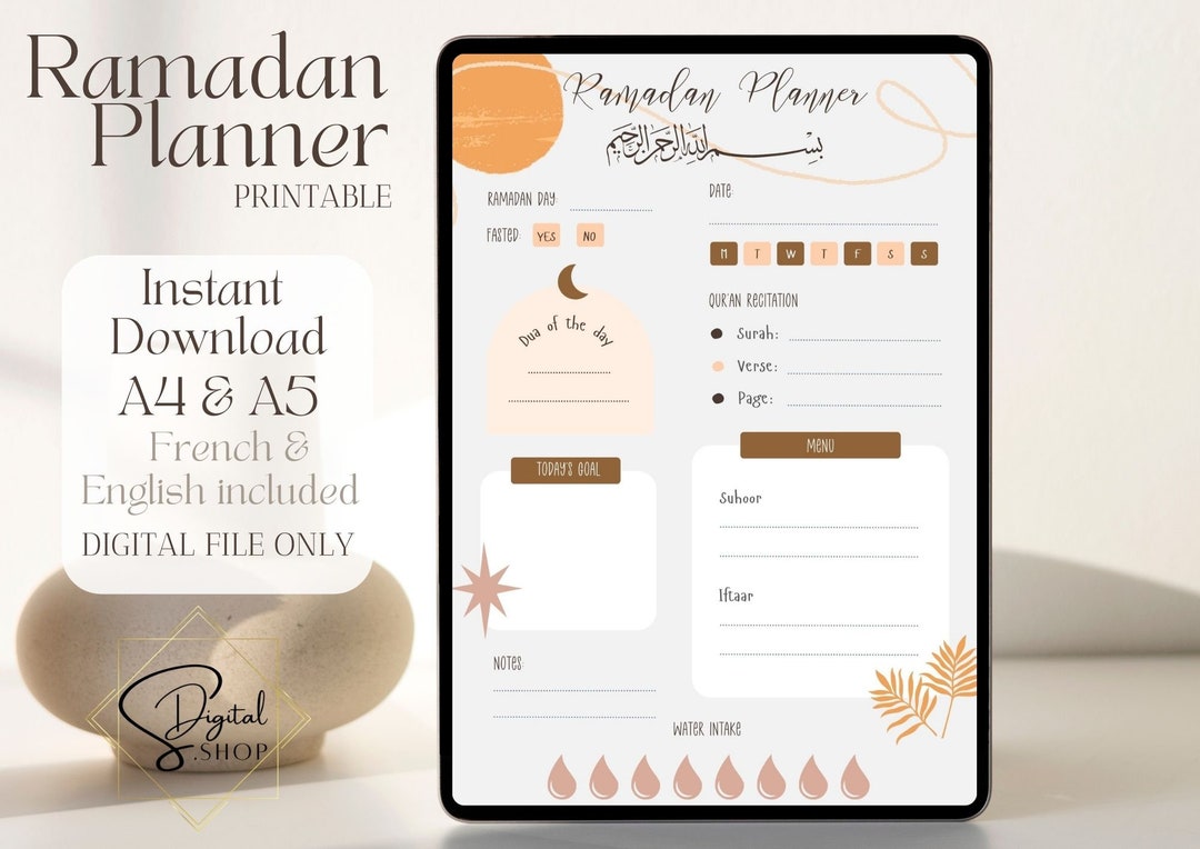 Ramadan Planner, Islamic Journal, Best Ramadan Planner, Ramadan Journal ...