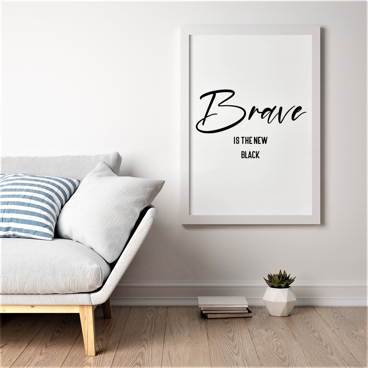 Brave is the New Black Printable/ Be Courageous and Go After Your ...