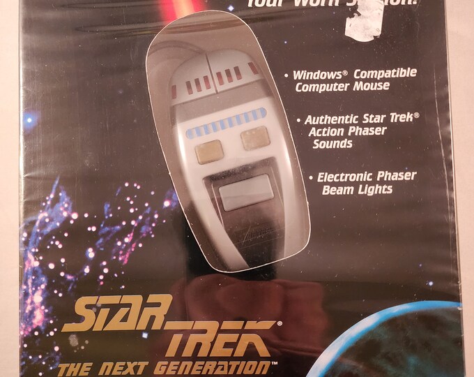 Star Trek the Next Generation Type 1 Phaser Mouse Authentic Star Trek ...