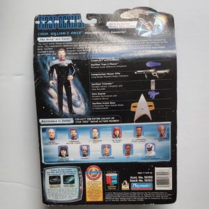 Star Trek First Contact-action Figure Riker-the Borg-dr. Crusher- Lily ...