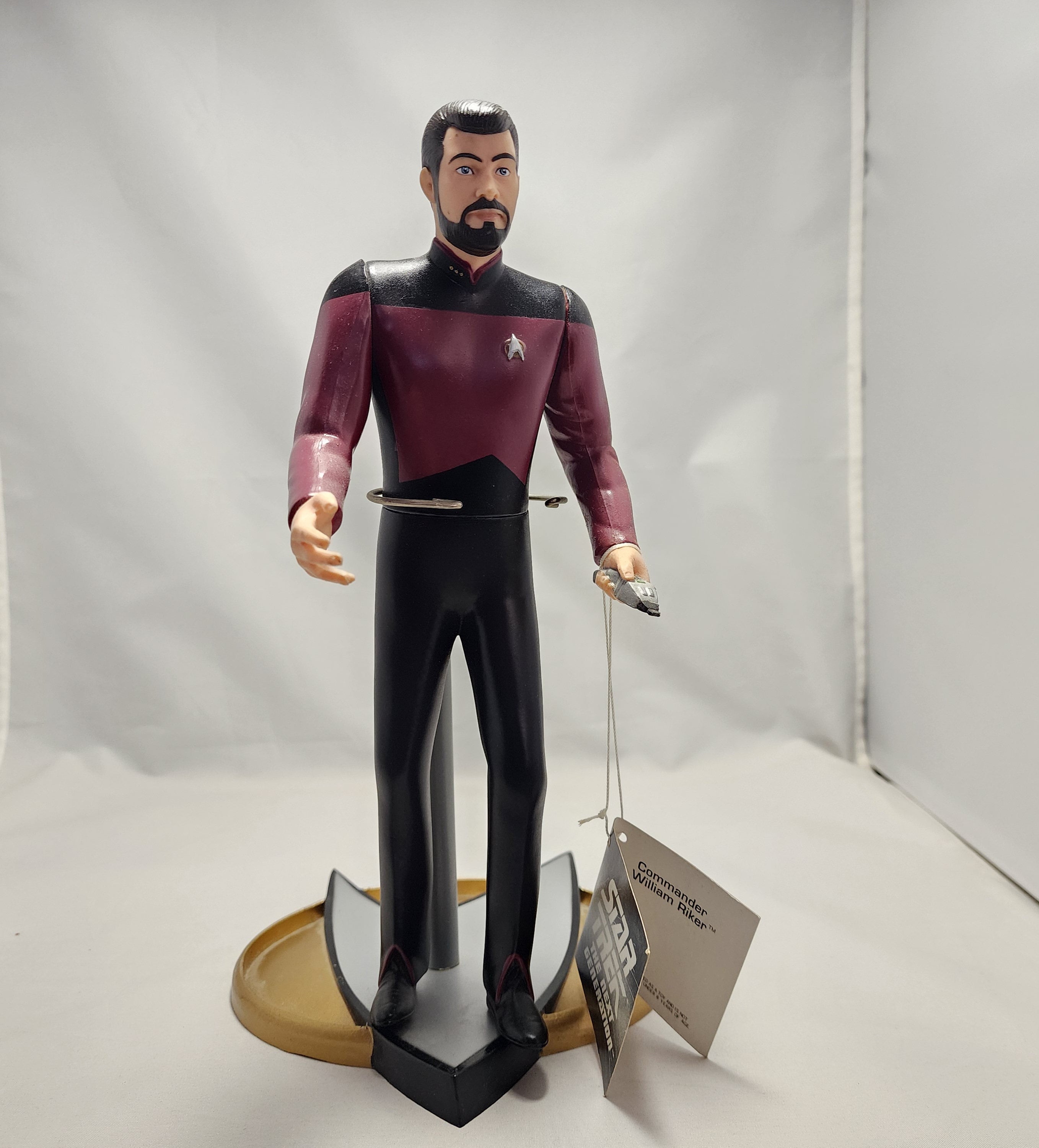 Star Trek Next Generation Deanna Troi and Commander William Riker 10 ...