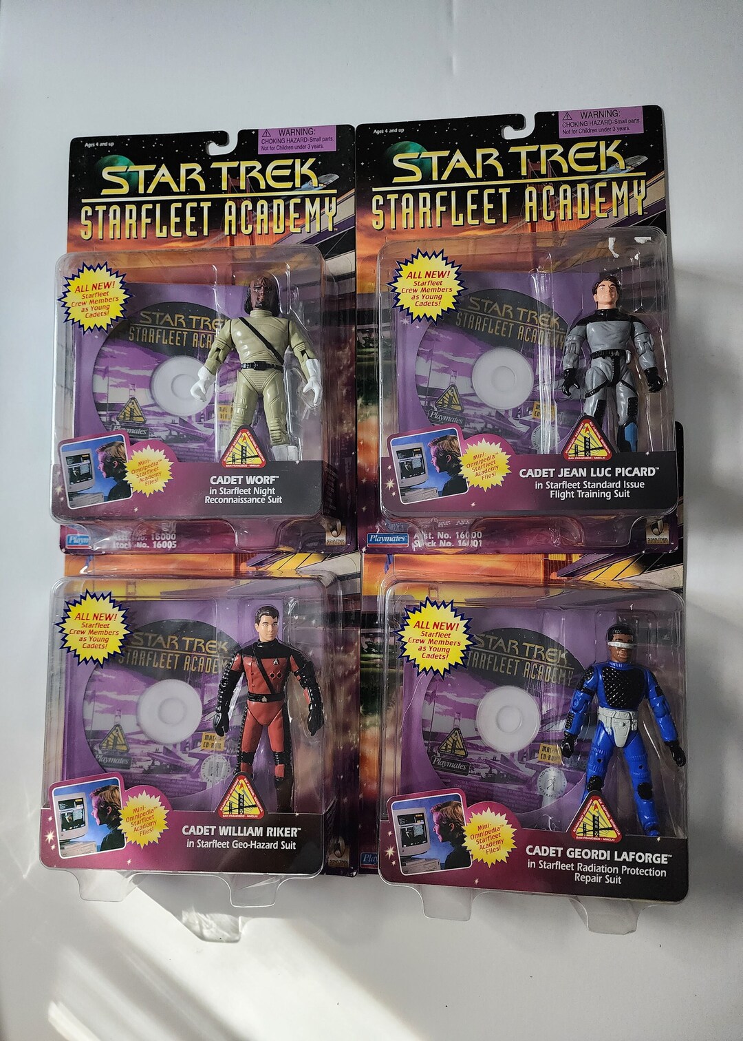 Star Trek Starfleet Academy Cadet Action Figures - Complete Set - Etsy