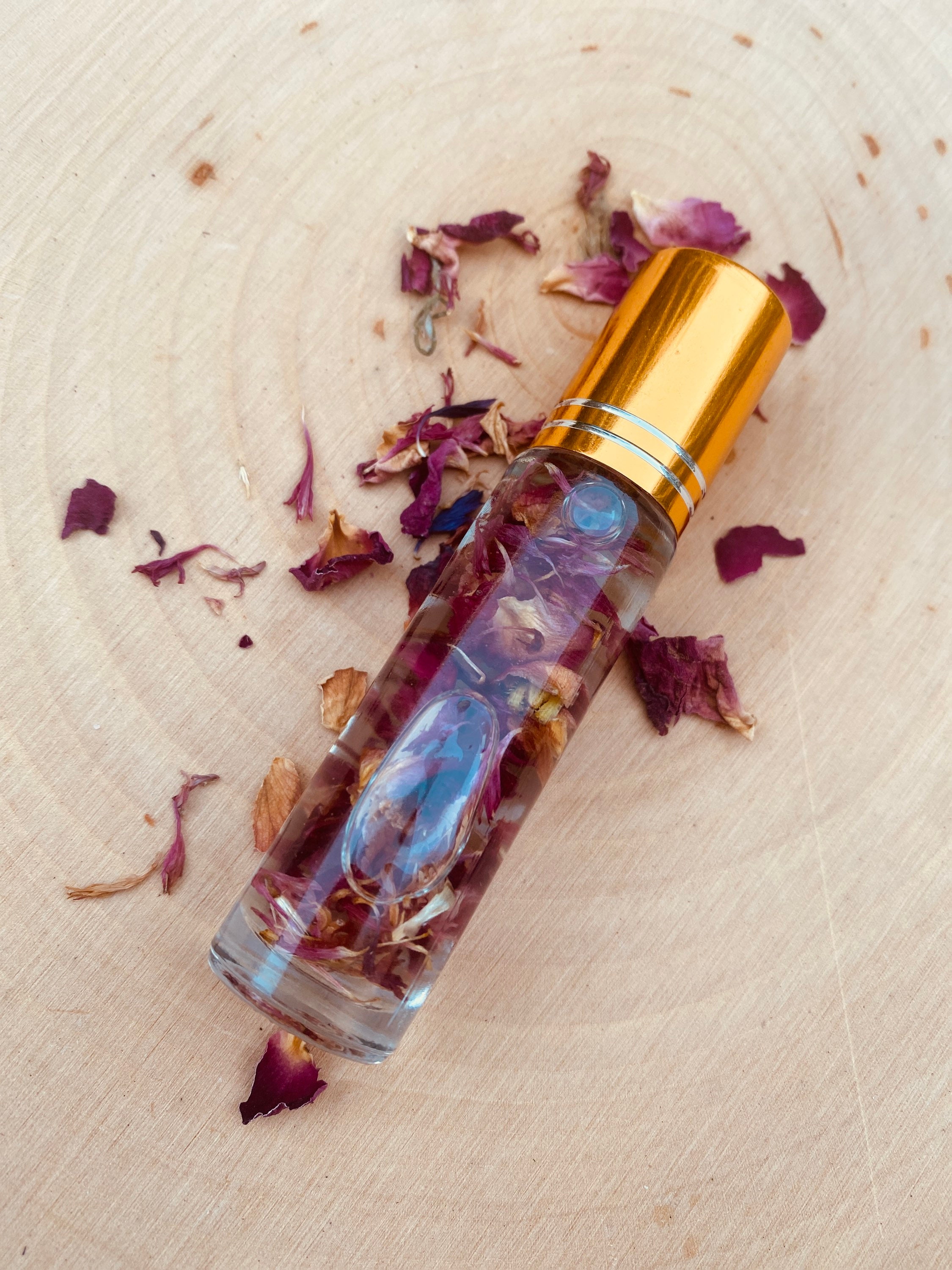 Floral Essential Oil Perfume Roller, Natural Perfume, Aromatherapy Roll ...