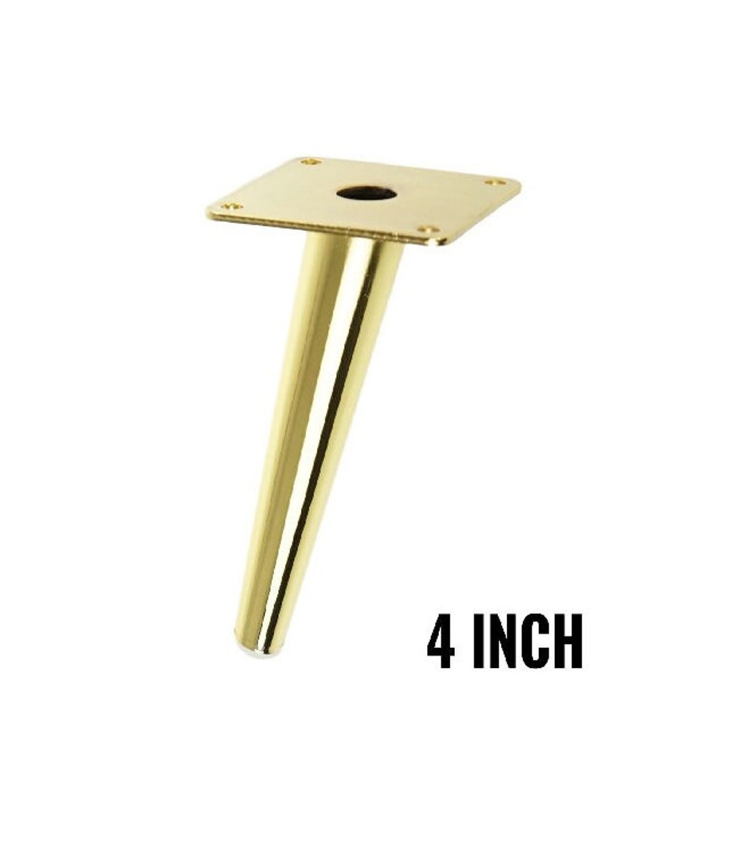 Metal Inclined Cone Design Furniture Leg With Mounting Plate - Etsy