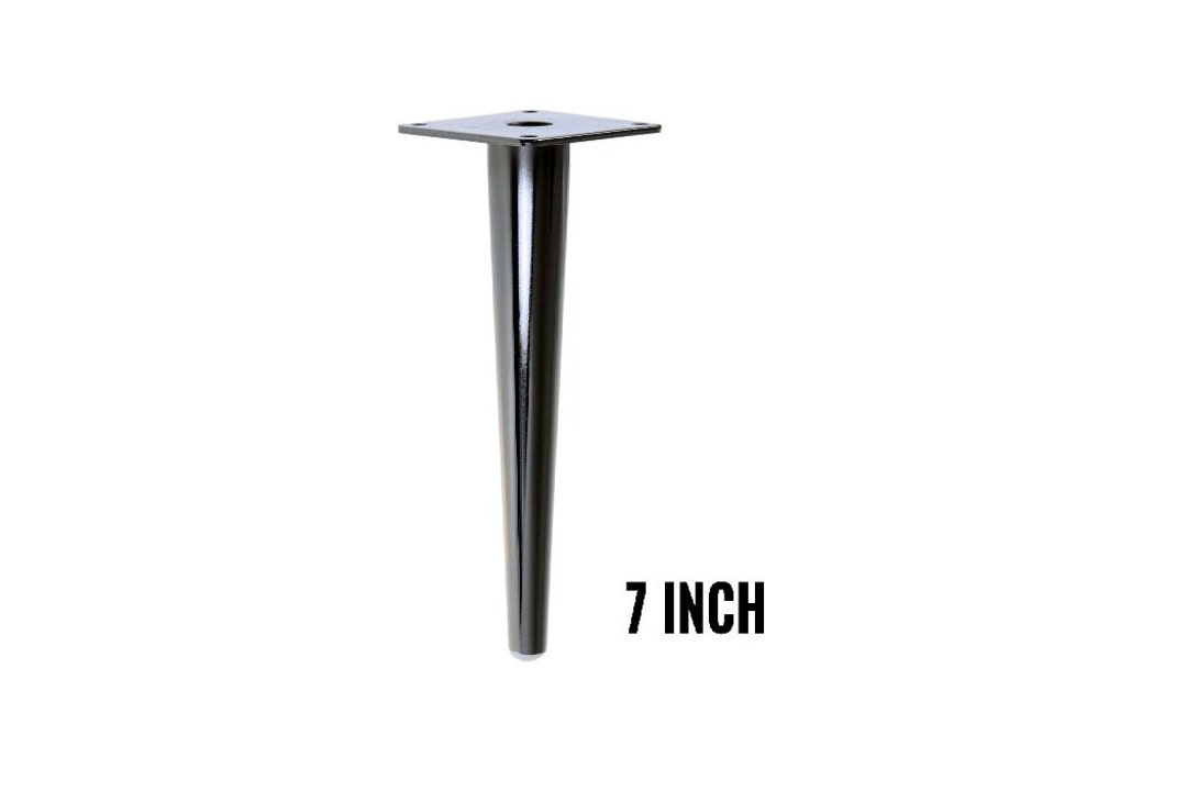 Metal Cone Design Furniture Leg With Mounting Plate - Etsy