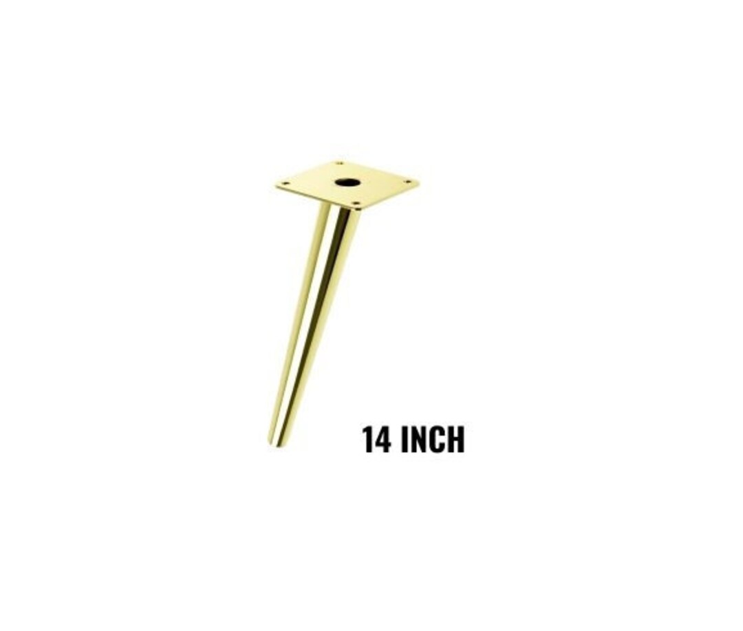 Steel Legs, Inclined, Gold, 14 INCH - Etsy