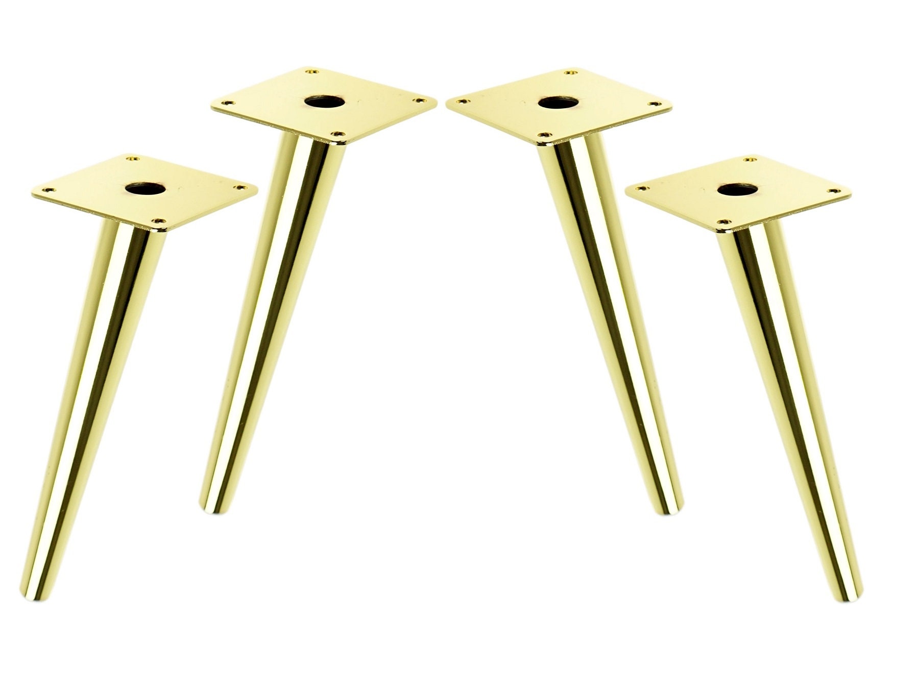 Steel Legs, Inclined, Gold, 14 INCH - Etsy