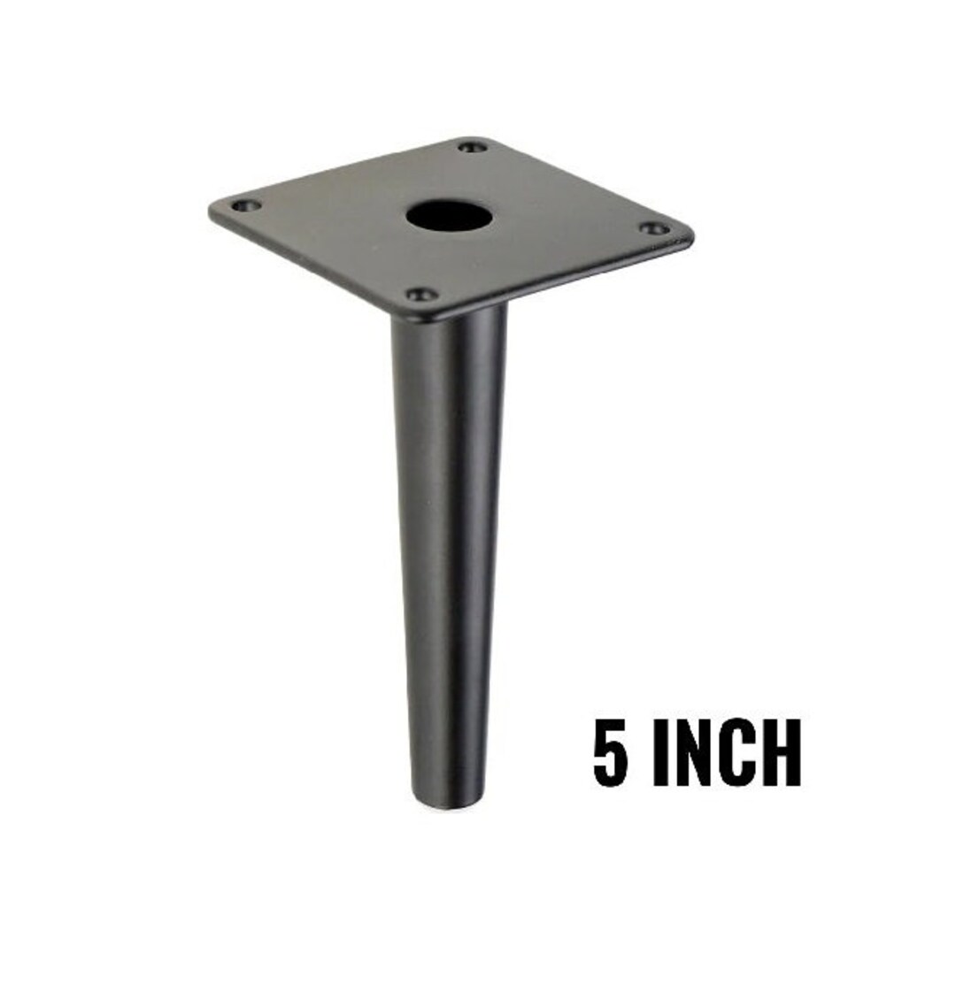 Metal Cone Design Furniture Leg With Mounting Plate - Etsy