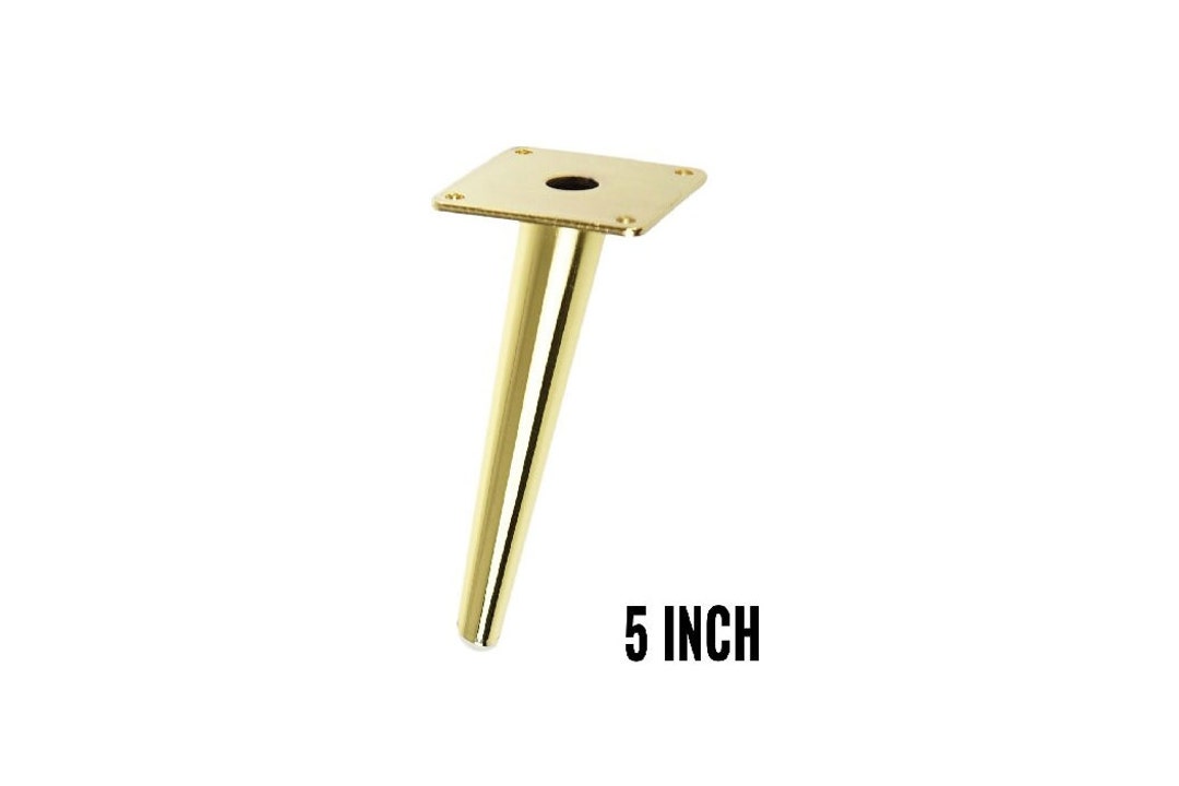 Metal Inclined Cone Design Furniture Leg With Mounting Plate - Etsy