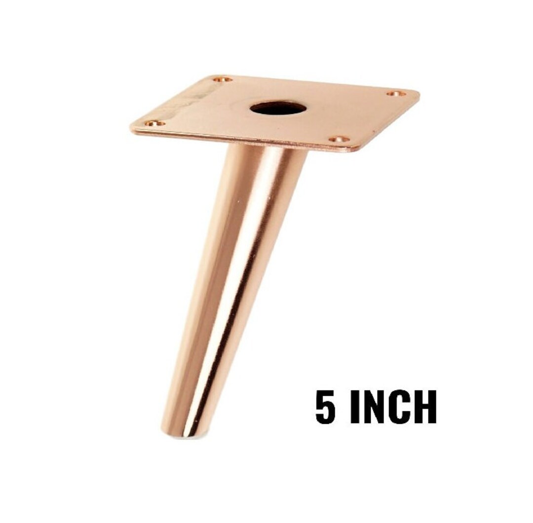 Metal Inclined Cone Design Furniture Leg With Mounting Plate - Etsy