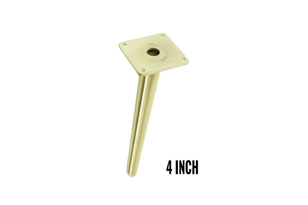 Metal Inclined Cone Design Furniture Leg With Mounting Plate - Etsy