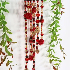 Red Rose Suncatcher - Etsy