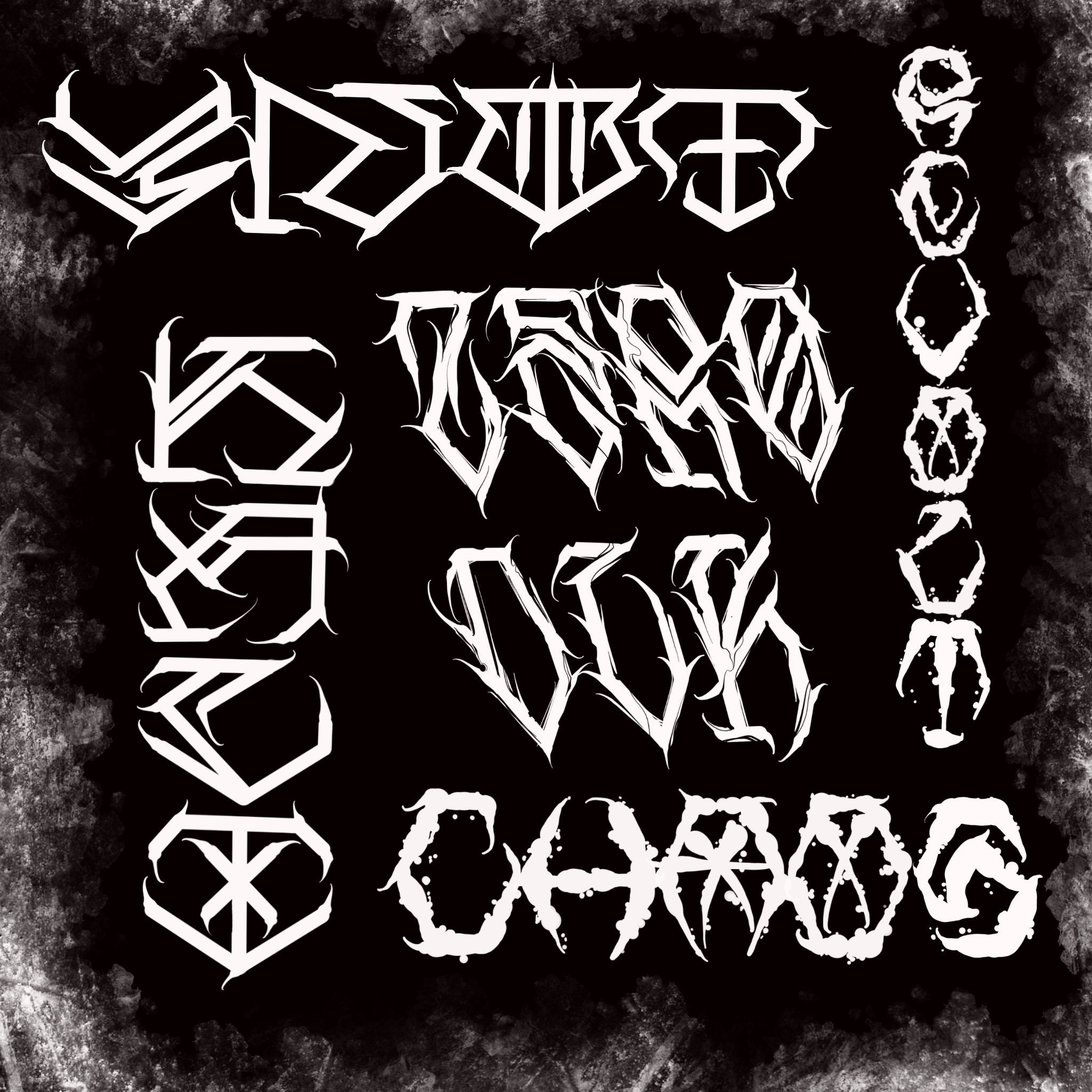 Vandal Lettering - Etsy