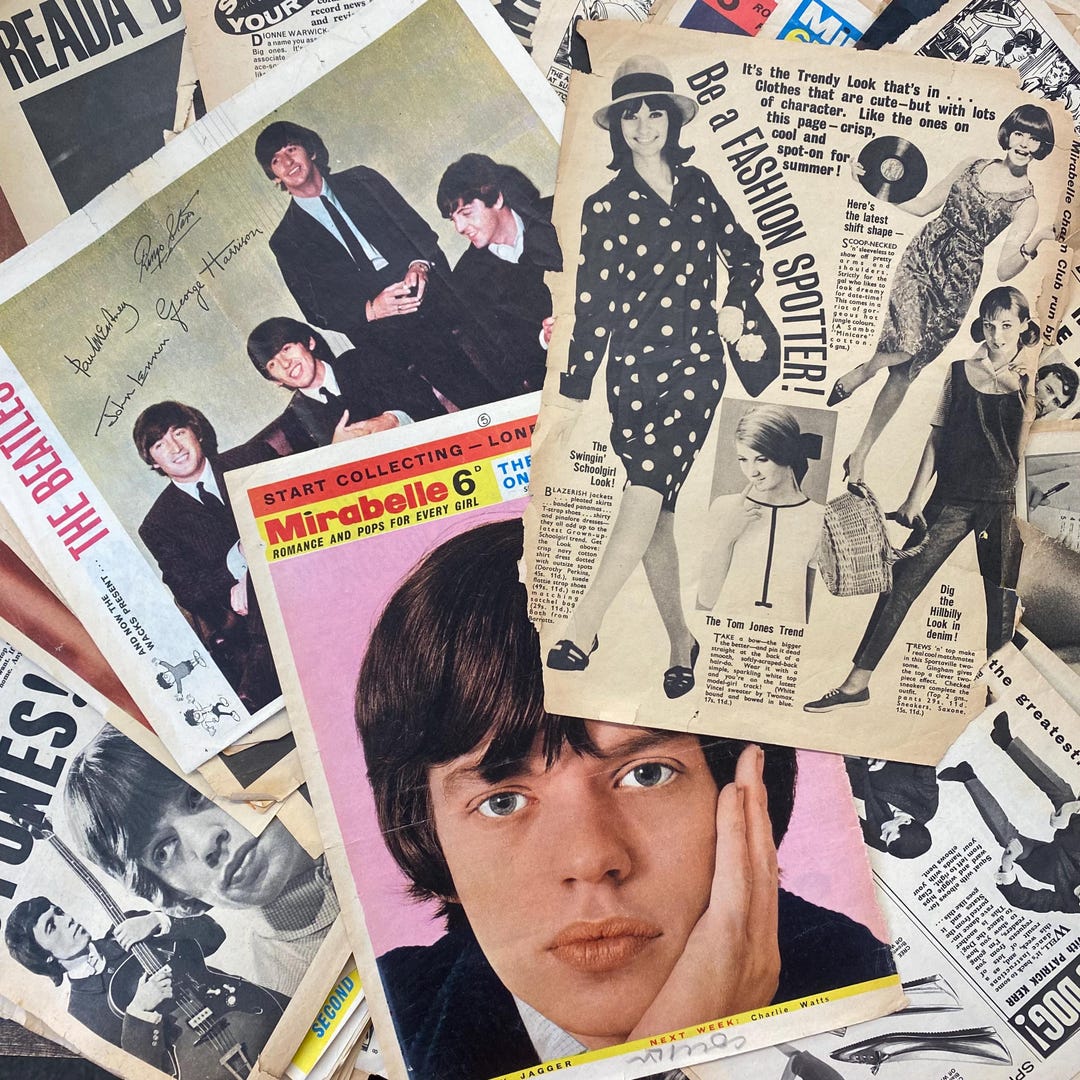 HUGE Bundle 1960s Mirabelle/pop Youth Teen Culture Music Fashion ...