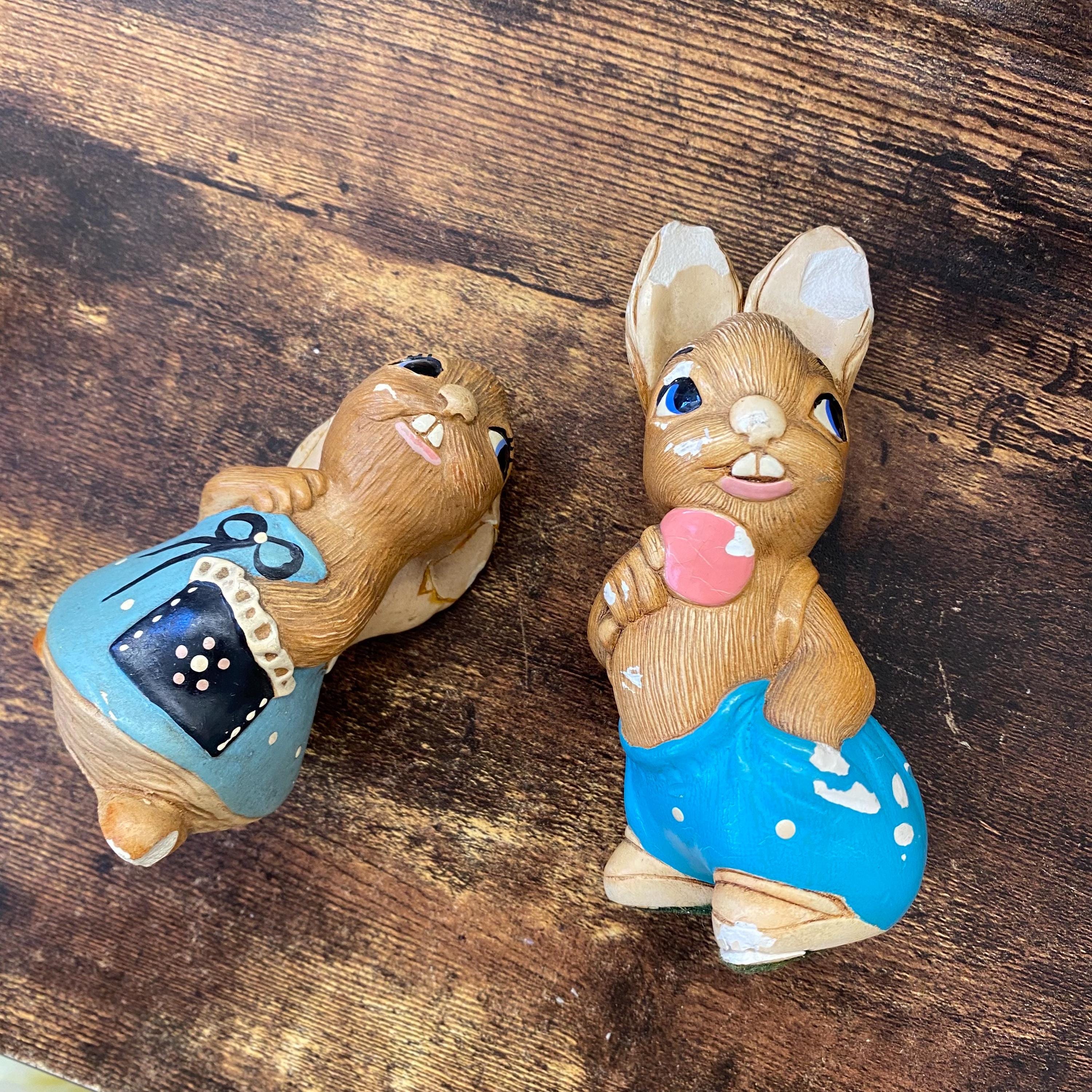 Pendelfin Rabbits Collection Vintage Ceramic Figurines, Barrow Boy ...