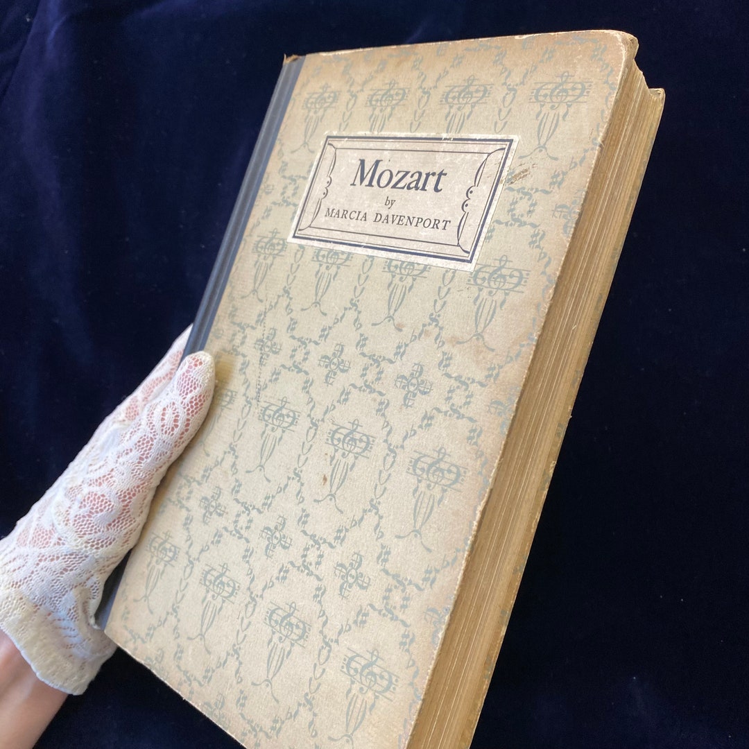 Vintage 1932 Mozart Biography With Pictures, Marcia Davenport ...