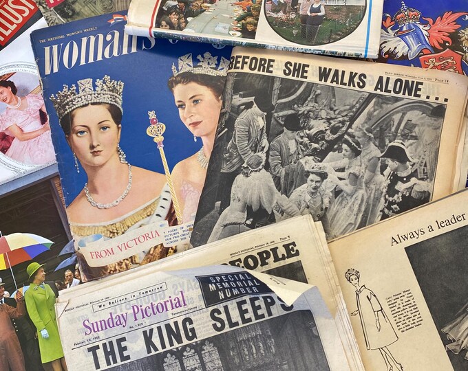 HUGE Bundle British Royal Family Ephemera Magazines Art Newspapers for ...