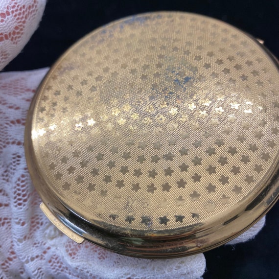 Vintage Stratton Ballet Dancers m Powder Compact - Gem