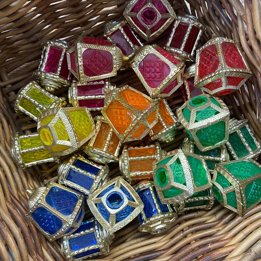 Retro Vintage Pifco Lantern Party Lights Multicolour Plastic Christmas ...