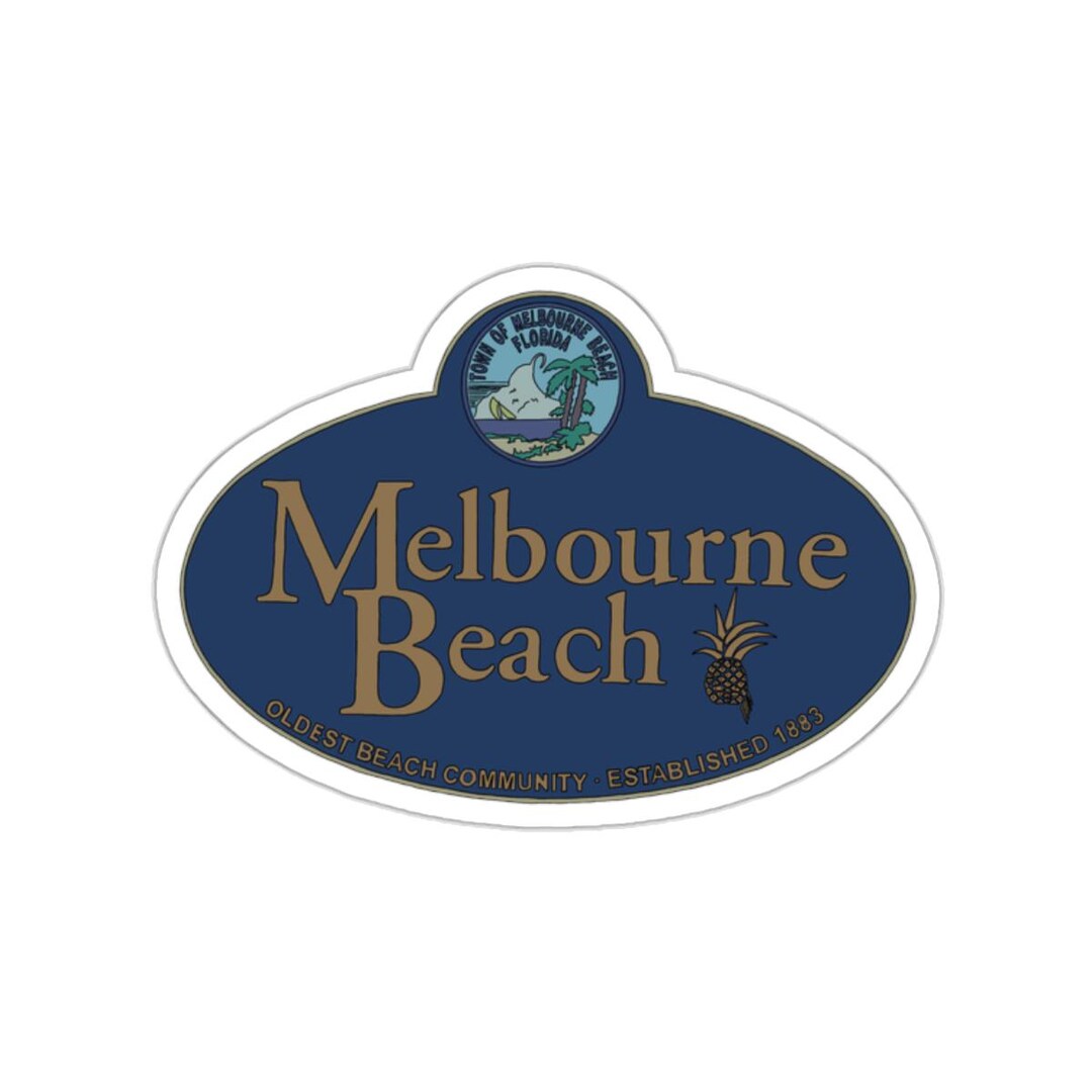 Melbourne Beach Sign - Etsy