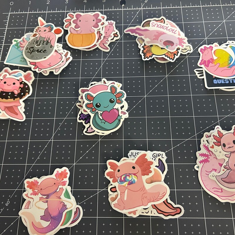 Axolotl Sticker - Etsy