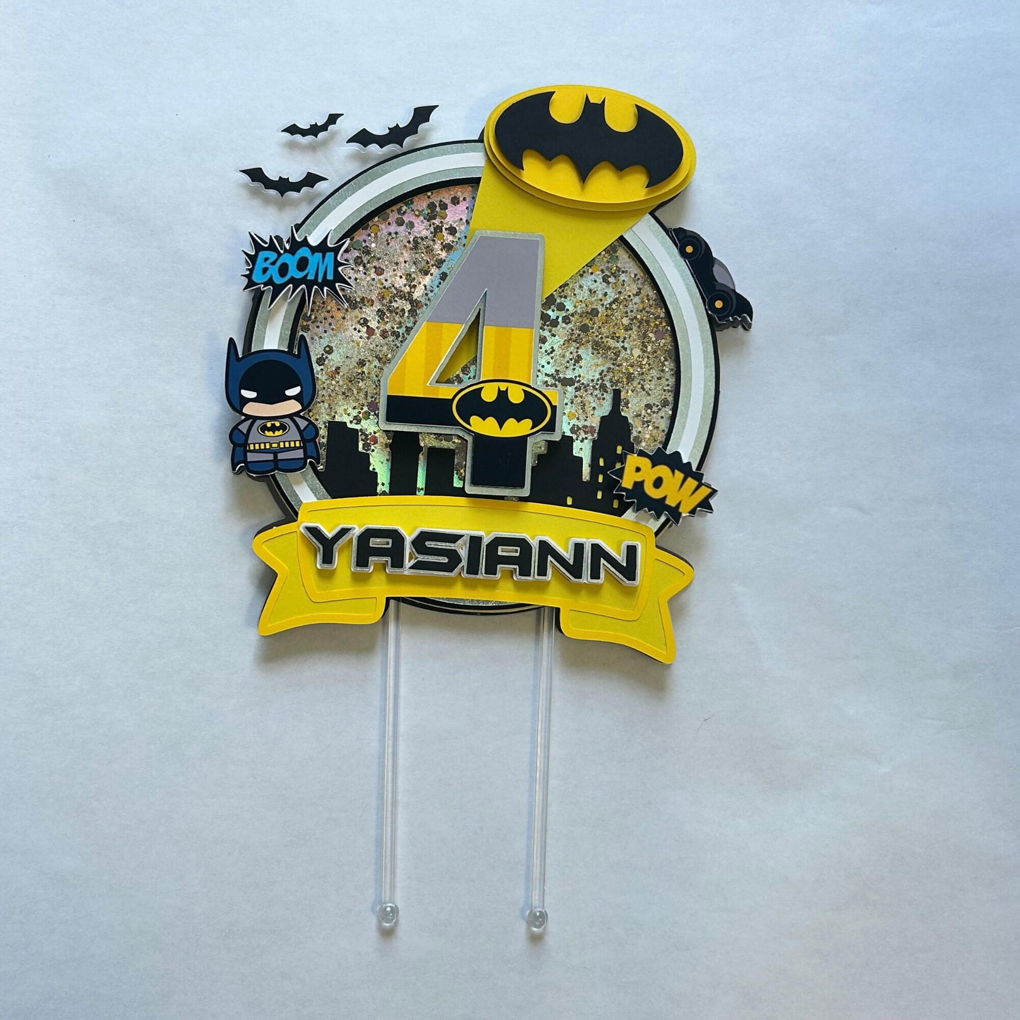Batman Cake Topper Super Hero Cake Topper READ DESCRIPTION - Etsy