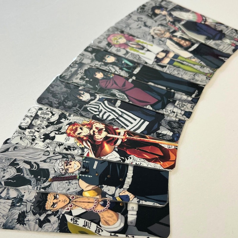 Demon Slayer Bookmark - Etsy