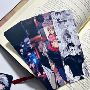 JJK Bookmarks, Manga Lover, Anime Inspired Bookmarks Set, 4 Pack ...