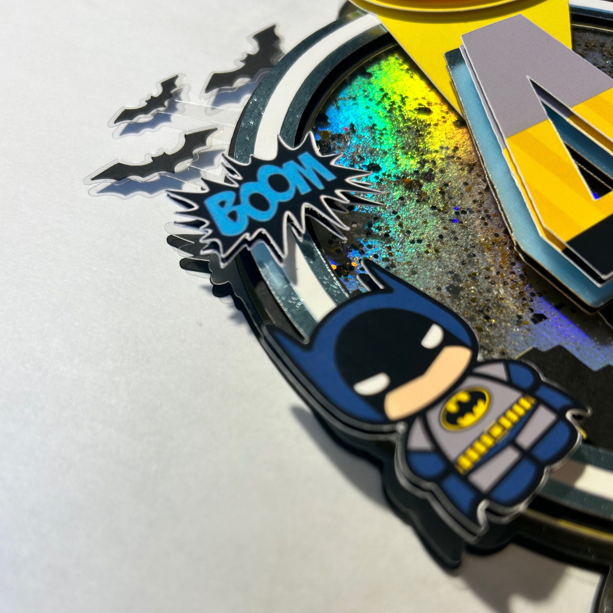 Batman Cake Topper Super Hero Cake Topper READ DESCRIPTION - Etsy