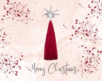 Printable Christmas Postcard - Spread Holiday Cheer - Equilibrium Vibe ...