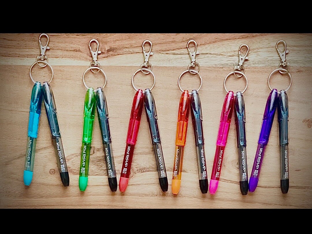 Badge Reel Accessories- Mini RSVP Pens- Assorted Colors - Etsy