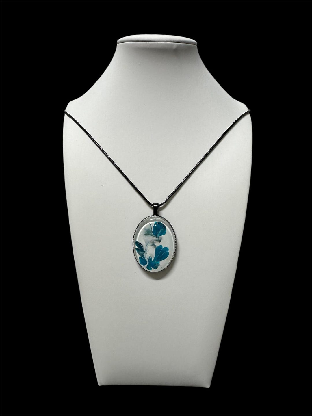 Hand Painted Acrylic Wearable Art Pendant Necklace - Etsy