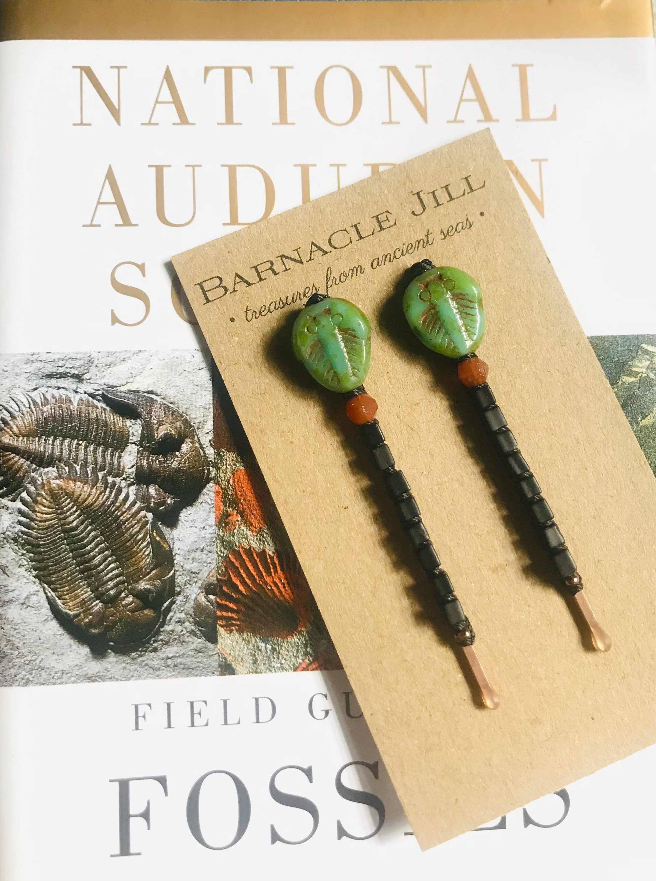 Trilobite Hair Pins/fossil Hair Jewelry/paleontology Bobby Pins/hair ...
