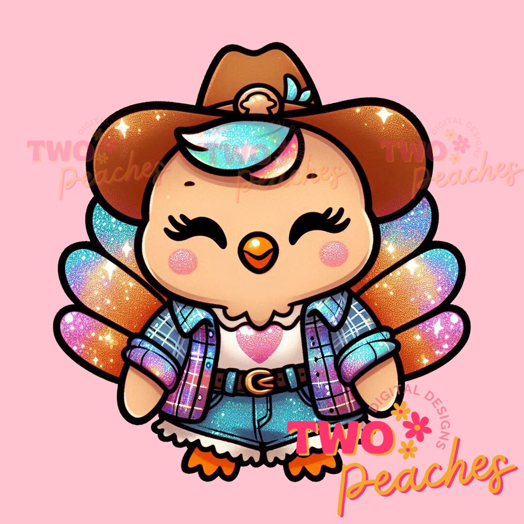 Cowboy Turkey PNG: Western Thanksgiving Clipart (digital Download) - Etsy