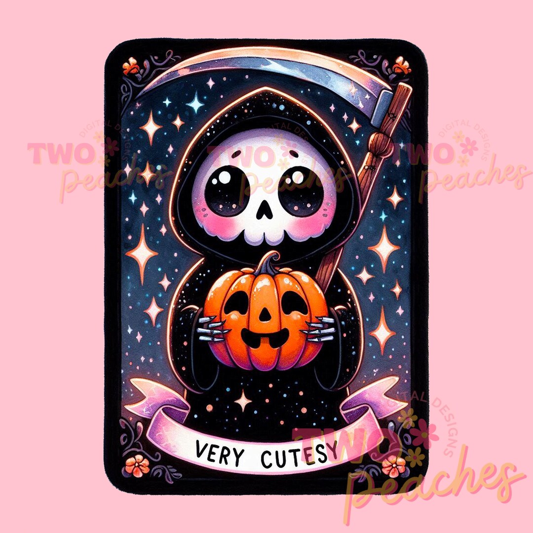 Grim Reaper Png, Demure Png, Cutesy Png, Pumpkin Png, Funny Tarot Png ...