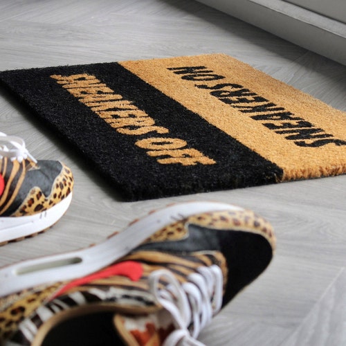 Personalized Welcome Door Mat Take off Your Shoes and Stay | Etsy UK