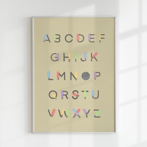 Set of 3 ABC Star Wars Posters - Star Wars Lightsaber ABC - Star Wars ...