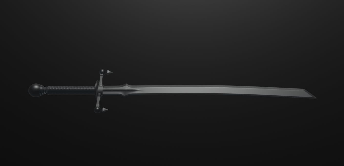 Fantasy Sword for 3D Printing | STL FILE | - Etsy