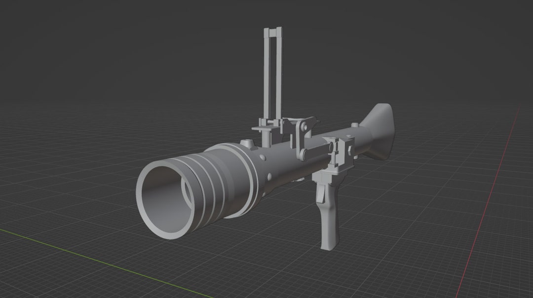 Barrage Grenade Launcher STL 3D Printing Cosplay Weapon - Etsy