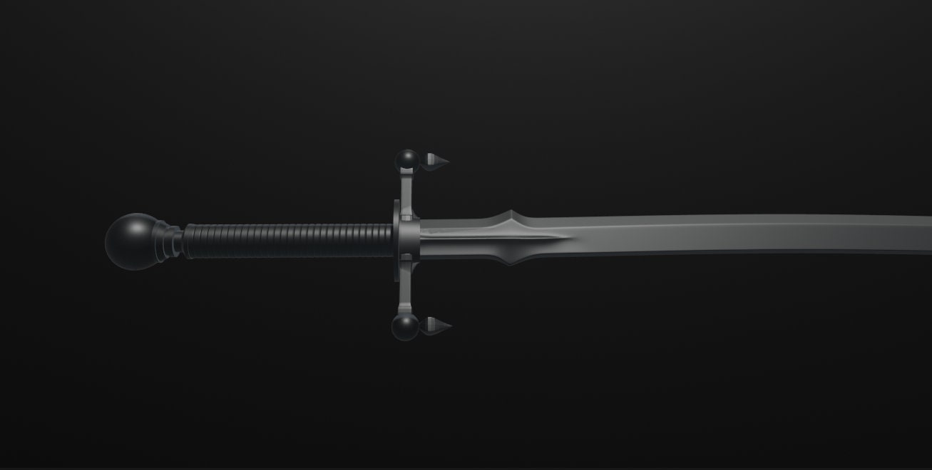 Fantasy Sword for 3D Printing | STL FILE | - Etsy