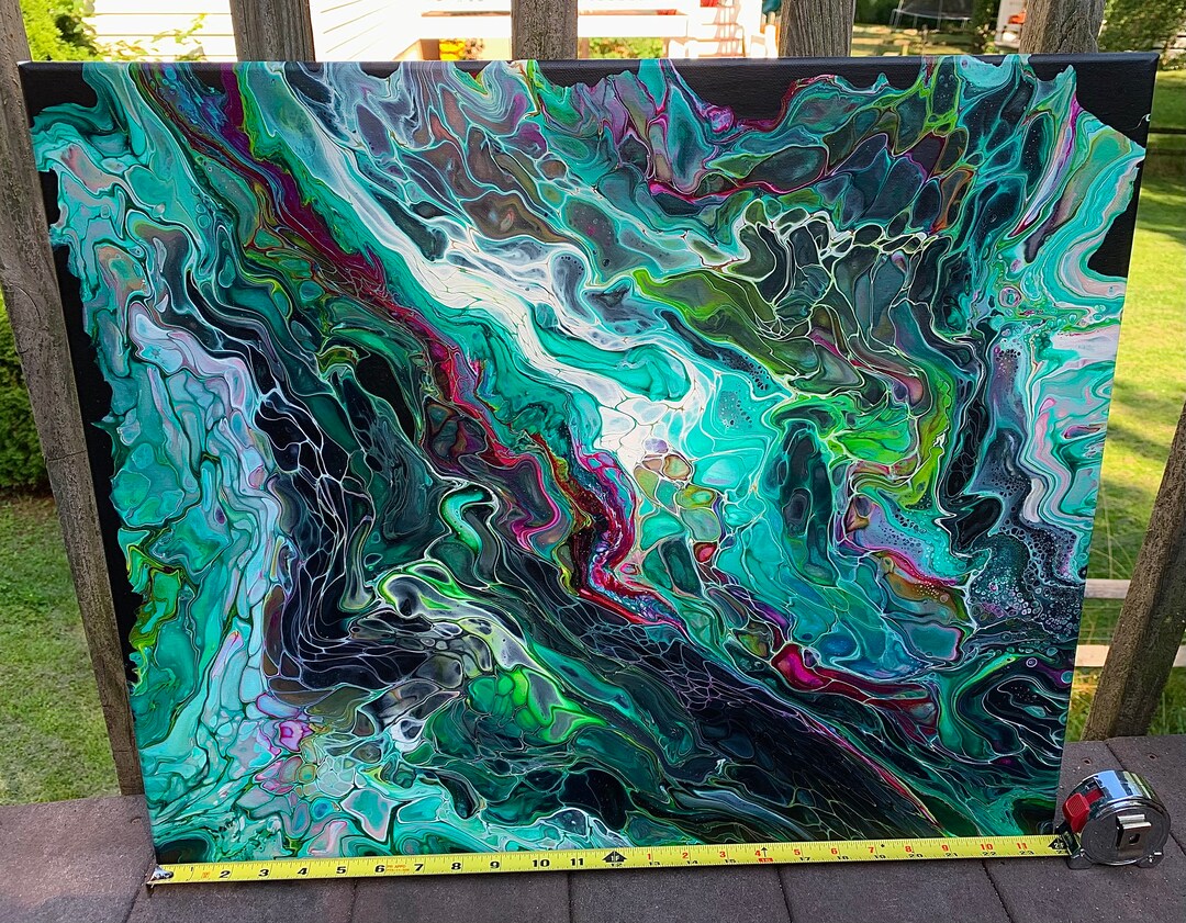 Acid River Acrylic Painting 2ft X 1.8ft - Etsy