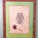 One of a Kind Handtyped Framed Poem, Typewriter Poem, Handmade Gift ...