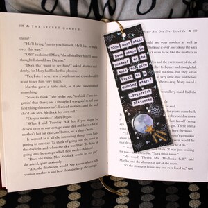 Dancing Star Handmade Bookmark, Nietzsche Quote, Book Accessories ...