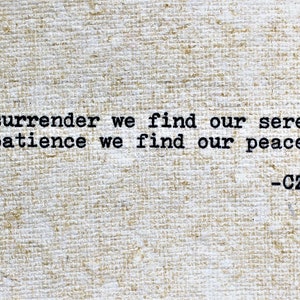 Surrender, Original Quote, Typewriter Poem, Poetry Decor, Typed Quote ...