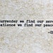 Surrender, Original Quote, Typewriter Poem, Poetry Decor, Typed Quote ...