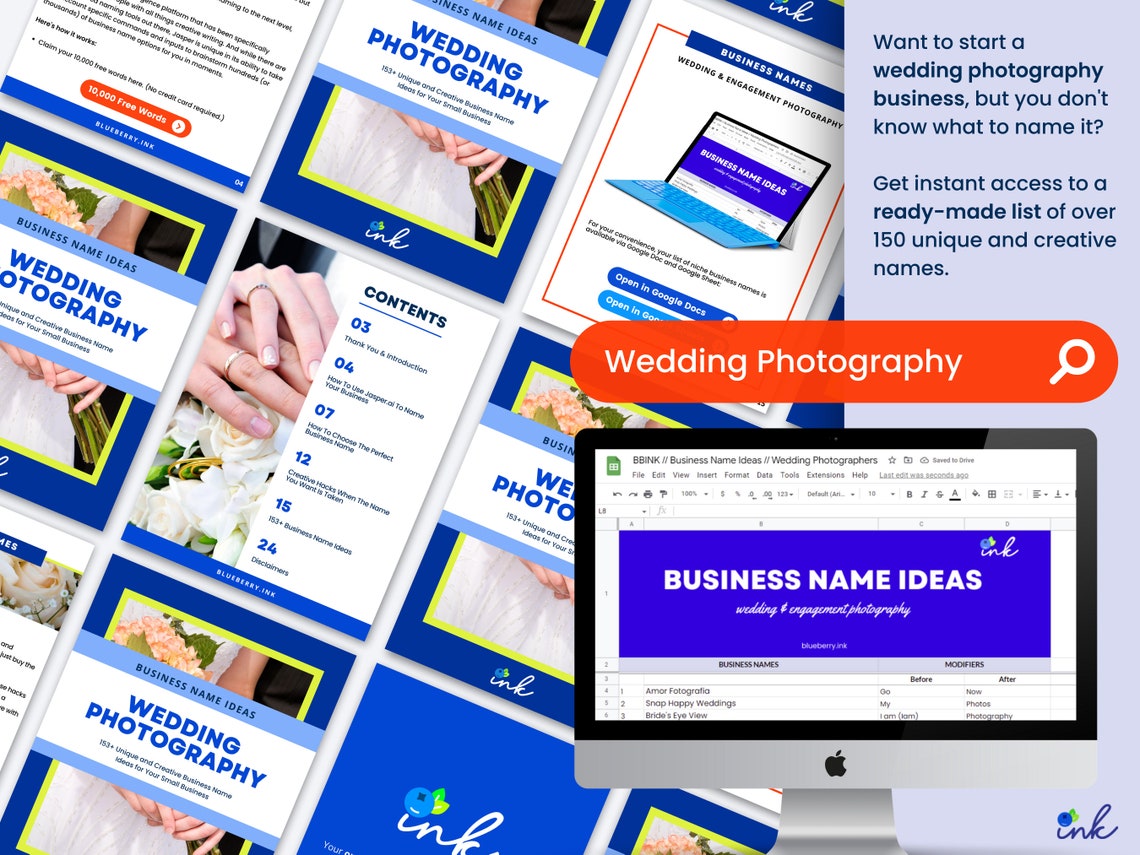 153+ Wedding Photography Business Names List, Engagement Photography ...