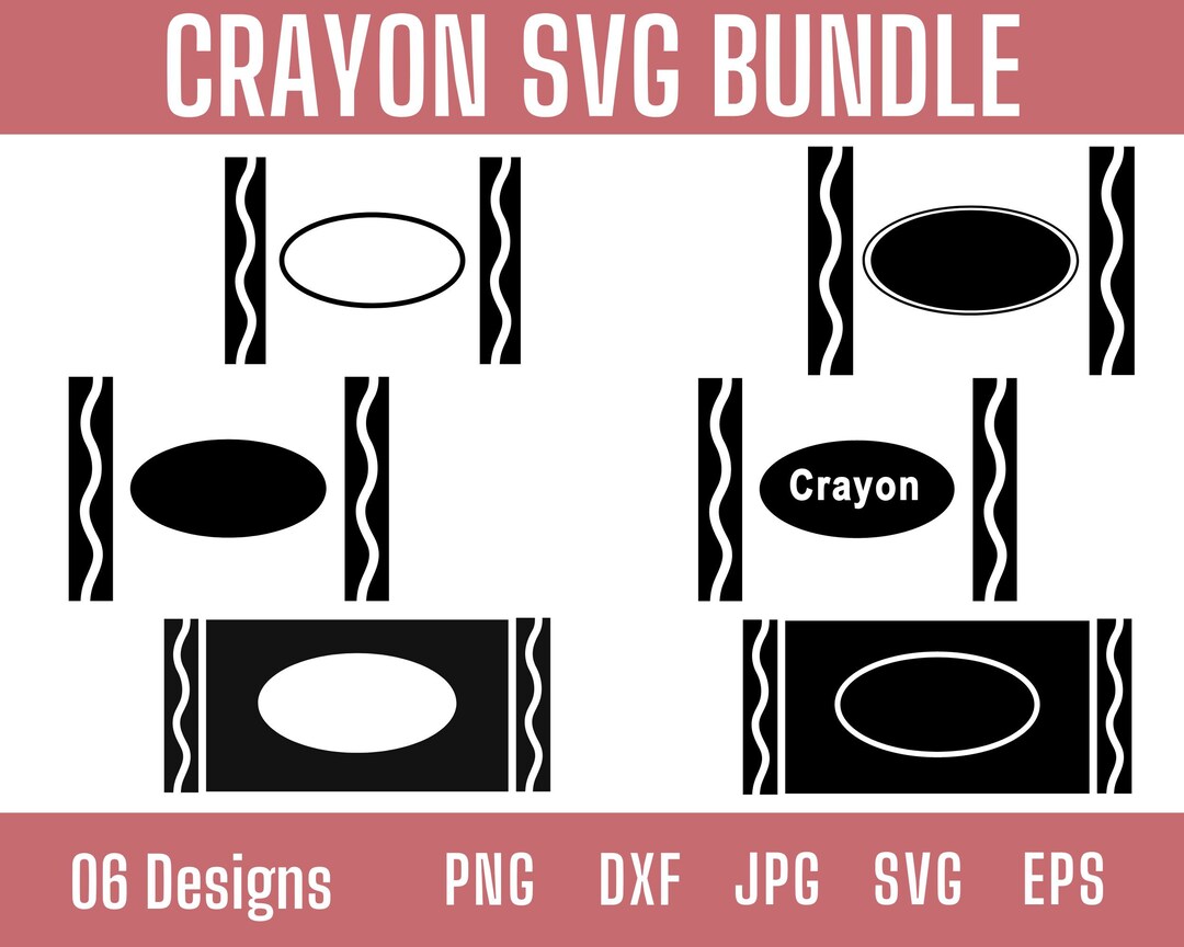 Crayon Svg Bundle, Crayon Wraper Svg, Crayon Set Svg, Crayon Wrapper ...